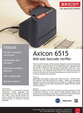 AXICON 6515 Linear Bar Verifier